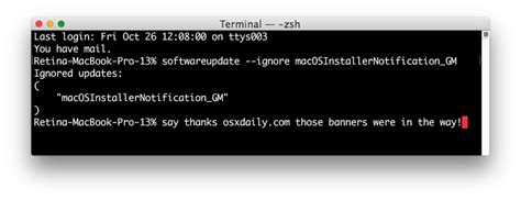 How To Stop Upgrade To Macos Mojave” Notification Banners In Mac Os