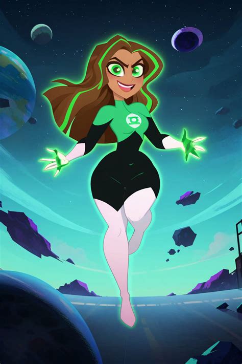 Dc Superhero Green Lantern Request By Scarebroart On Deviantart