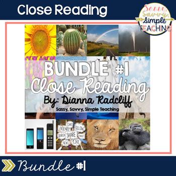 Reading Comprehension Passages Standards Based Text Dependent Questions