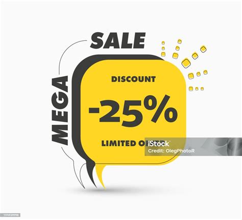 메가 큰 판매를위한 둥근 모서리와 다리에 사각형 노란색 스티커 1위에 대한 스톡 벡터 아트 및 기타 이미지 1위 가격 감소 Istock