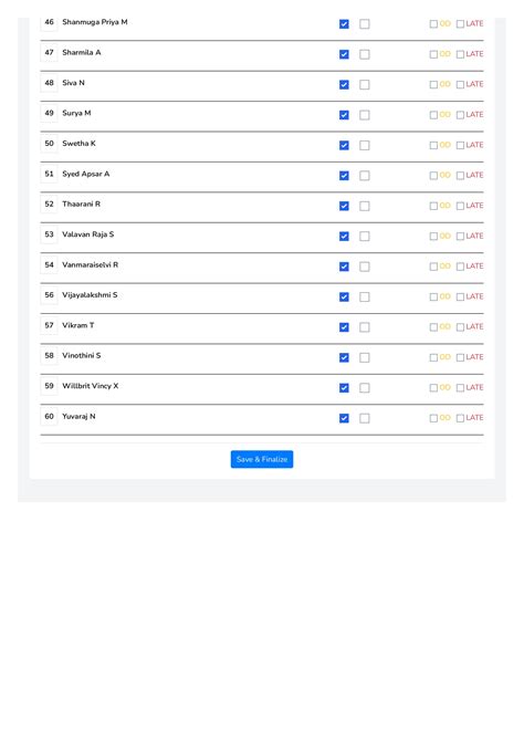 Github Pravinsathishprabu Attendance Management System