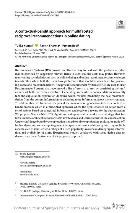 A Contextual Bandit Approach For Multifaceted Reciprocal