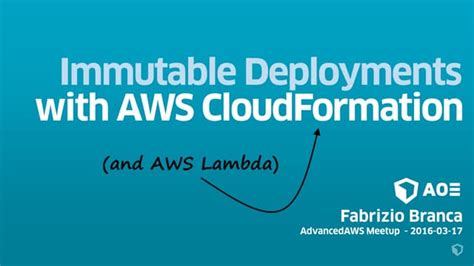 Immutable Deployments With Aws Cloudformation And Aws Lambda Pdf