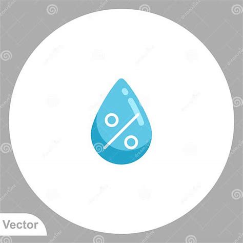 Símbolo De ícone Do Vetor De Umidade Ilustração Do Vetor Ilustração