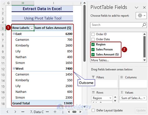 How To Extract Data From Excel 10 Basic And Advanced Methods Exceldemy
