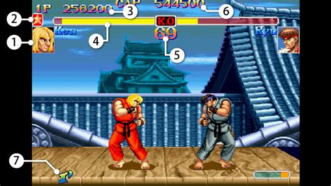 Street Fighter 2 Vs Screen