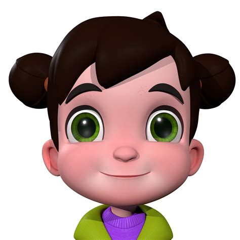 漫画の女の子 3dモデル 59 Ma Free3d