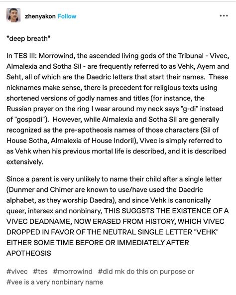 Vivec From Morrowind And Oryx From Destiny My Trans Kings R Curatedtumblr