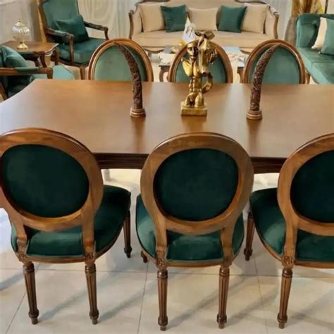 میز ناهارخوری 8 نفره مدل کویین مبلمان برند ابربازار ابربازار