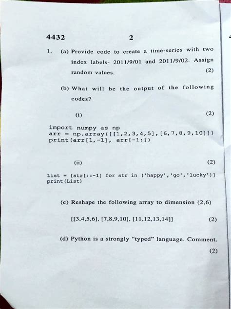 Dav Pyq 2023 Pdf Computer Programming