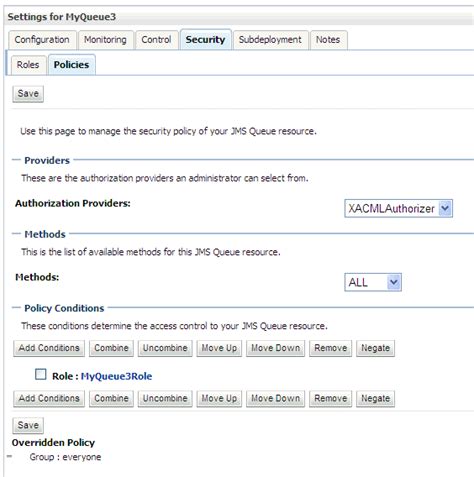 Ipaasoraclecloud Weblogic 11g Securing Jms Artifacts