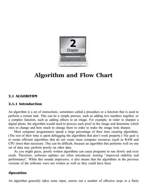 Algo And Flowchart Pdf