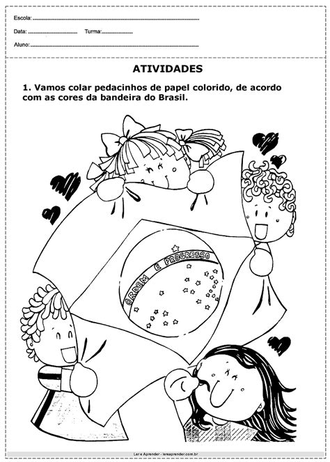 Atividades Dia Da Bandeira Para Imprimir Atividades Educativas