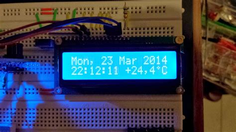 Electronic Experiments Real Time Clock Ds1307 With Set Functions