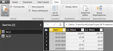 Powerbi Operations On Multiple Tables Datasets With Edit Queries And R In Power Bi Stack