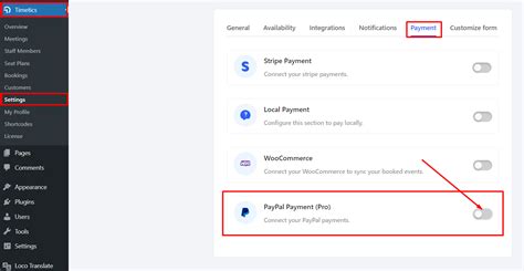 How To Configure The PayPal In Timetics Pro Arraytics