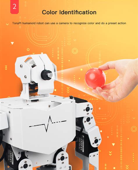 18dof Visual Humanoid Robot Programmable Robot Tonypi Finished W Main