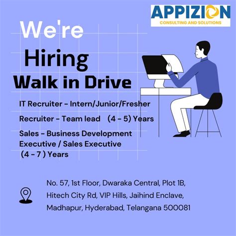 Connections Freshers Face Drive Domestic It Recruiter Team Lead Business Development