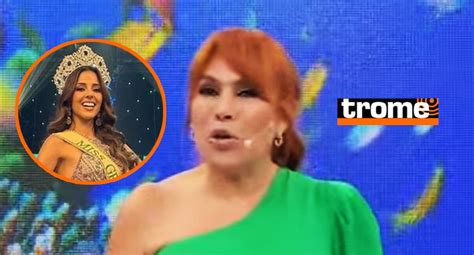 Magaly Medina ‘cuadra A Luciana Fuster Por Decir Que Su Nombre Es Perú