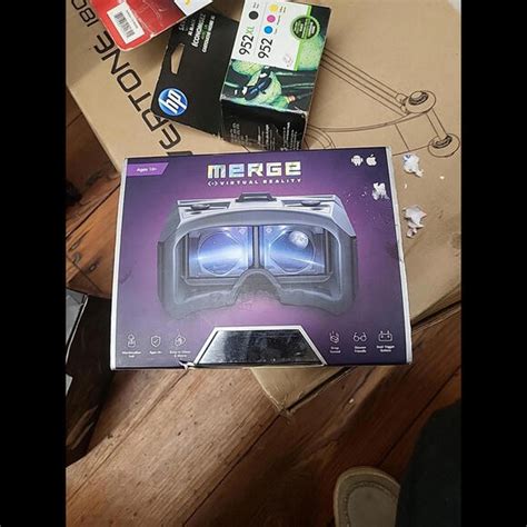 Vr Ar And Accessories Merge Ar Vr Headset Cube Goggles Portable Wireless Virtual Poshmark