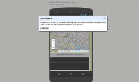 Cannot Find Component Navigationnot Available On Current Ios Distribution App Inventor For
