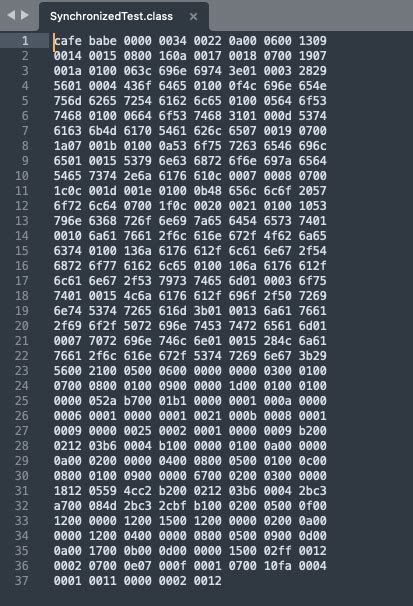 Synchronized的实现原理 Elibaron学习笔记