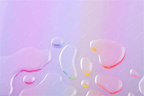 미적 배경 물방울 질감 화려한 그라데이션 벽지 무료 사진