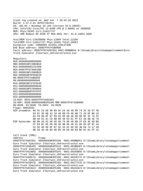 Game Crash Pdf Computer Architecture Ibm Pc Compatibles