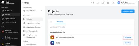 How Do I Unarchive A Unity Project Unity