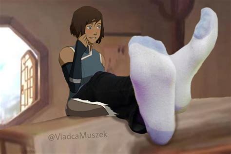 Korra Blushing After You Complimented Her Feet Rkorransfw