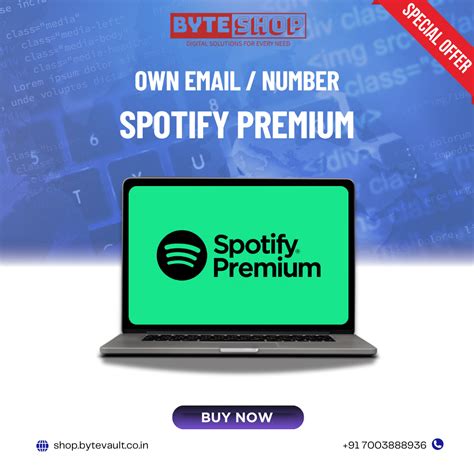 Spotify Premium Subscription Personalized Access With Your Own Email Number Byte Shop