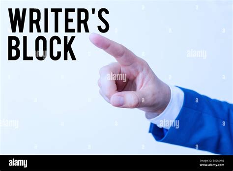 Writing Note Showing Writer S Block Business Concept For Condition Of Being Unable To Think Of