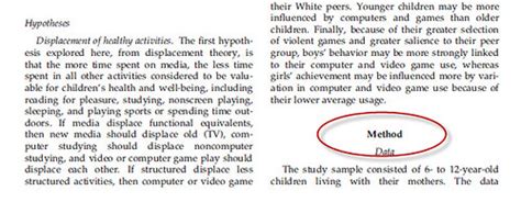 Example Of Methodology Paper