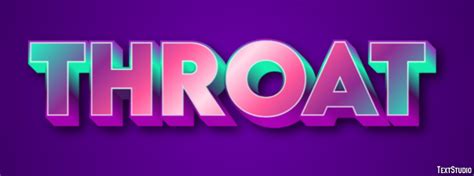 Throat Text Generator Textstudio