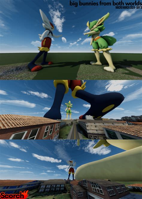 [macro March] Big Bunnies From Both Worlds By Scorchredfield On Deviantart