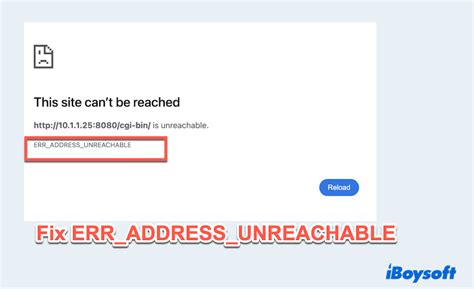 How To Fix Erraddressunreachable Error On Mac