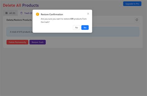 Delete All Products For Woocommerce Wordpress Plugin