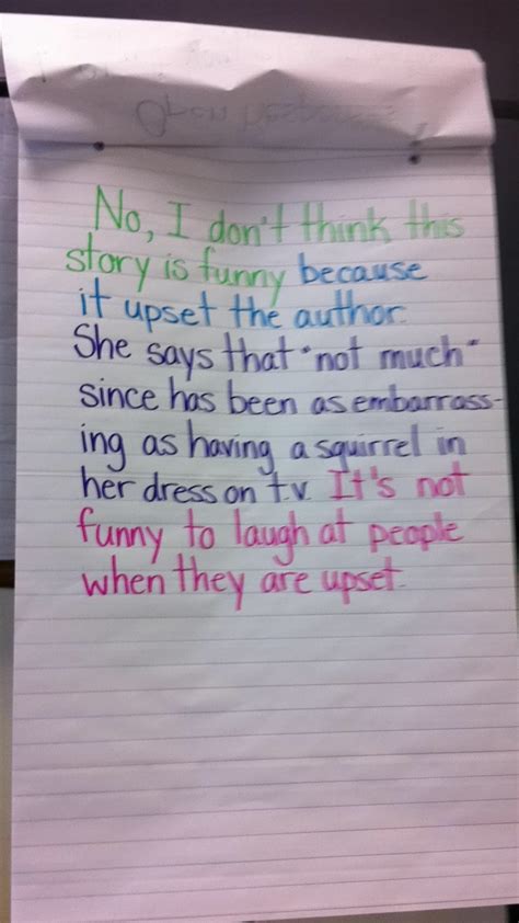 Open Response Example