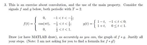 Solved This Is An Exercise About Convolution And The Use Chegg