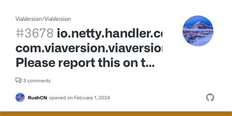 Io Netty Handler Codec EncoderException Viaversion Viaversion