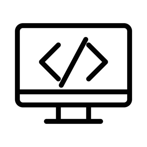 Coding Program Icon 47847400 Vector Art At Vecteezy