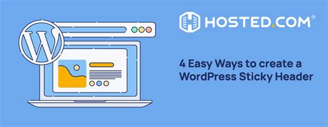 Create Wordpress Sticky Header 4 Ways Tutorial