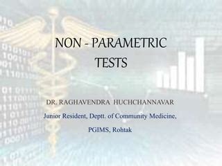 Non Parametric Tests PPTX