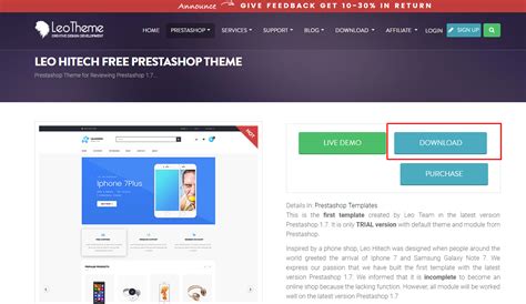 how to install prestashop 1 7 theme manually leotheme