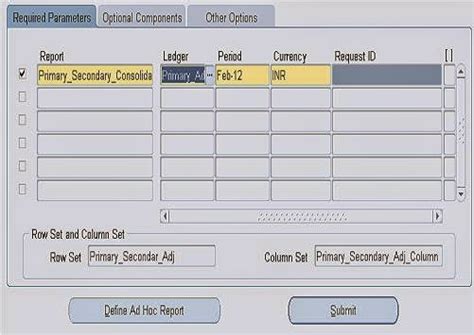 Oracle Applications Oracle Secondary Ledger Accounting Setups And Usage