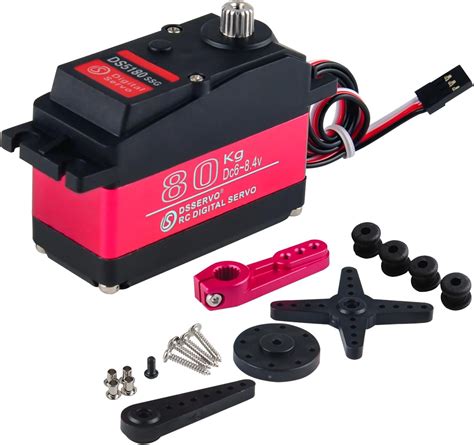 Stemedu 80kg High Torque Rc Servo Ds5180 Large Size Pwm
