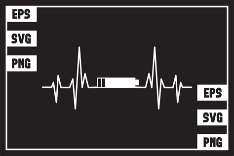 Charge Heartbeat Graphic By Creative Group Creative Fabrica