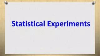 PPT Statistical Design Of Experiments PowerPoint Presentation Free Download ID
