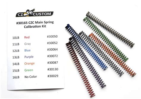 Federkit Cz Custom Main Spring Calibration Kit Shadow 2 Und Sp 01