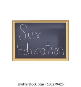 Sex Education Chalkboard Vector Stock Vector Royalty Free Shutterstock